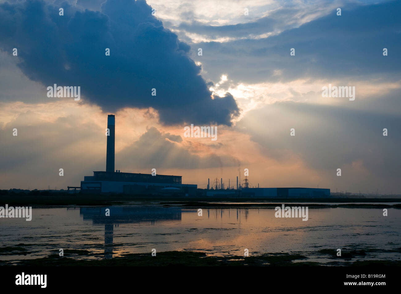 Fawley Power |Station hampshire Stock Photo - Alamy