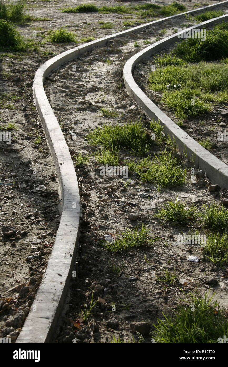 Kerb curve bend wild hi-res stock photography and images - Alamy