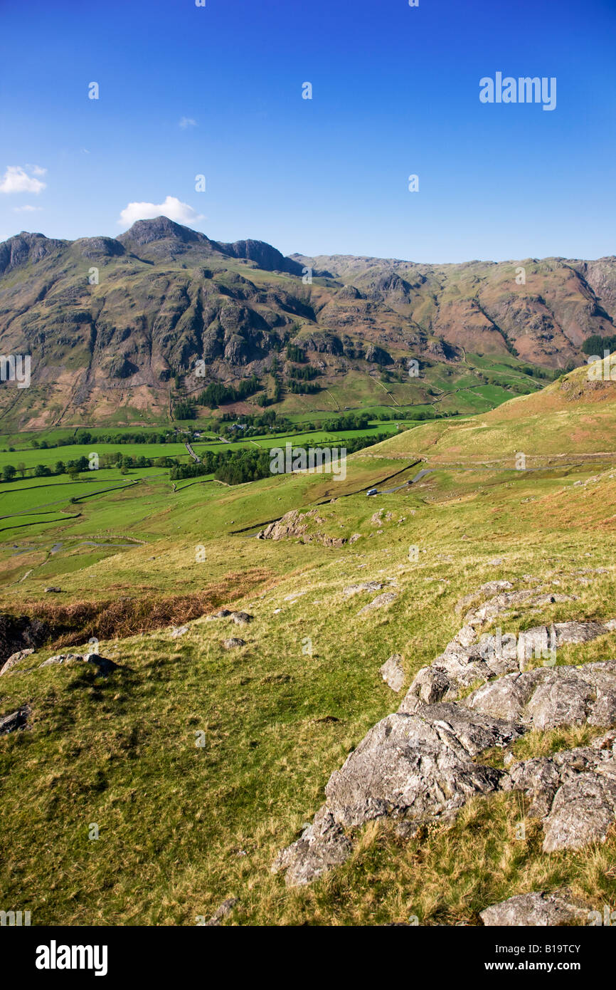 The 'Langdale Pikes' With 'Harrison Stickle' And 'Pike Of Stickle' As ...