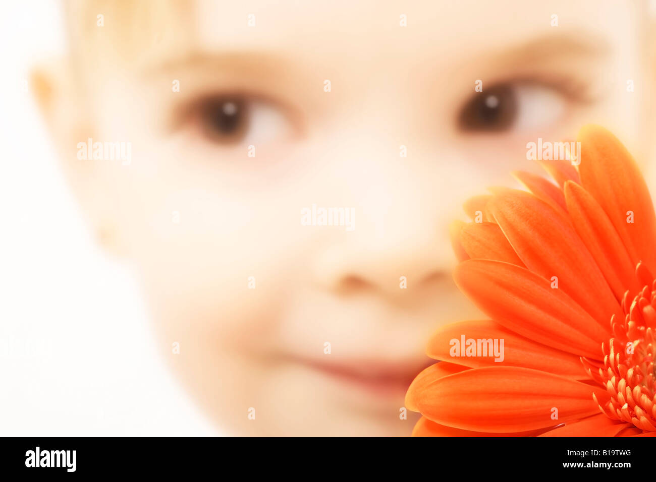 Kids flower studioshot hi-res stock photography and images - Alamy