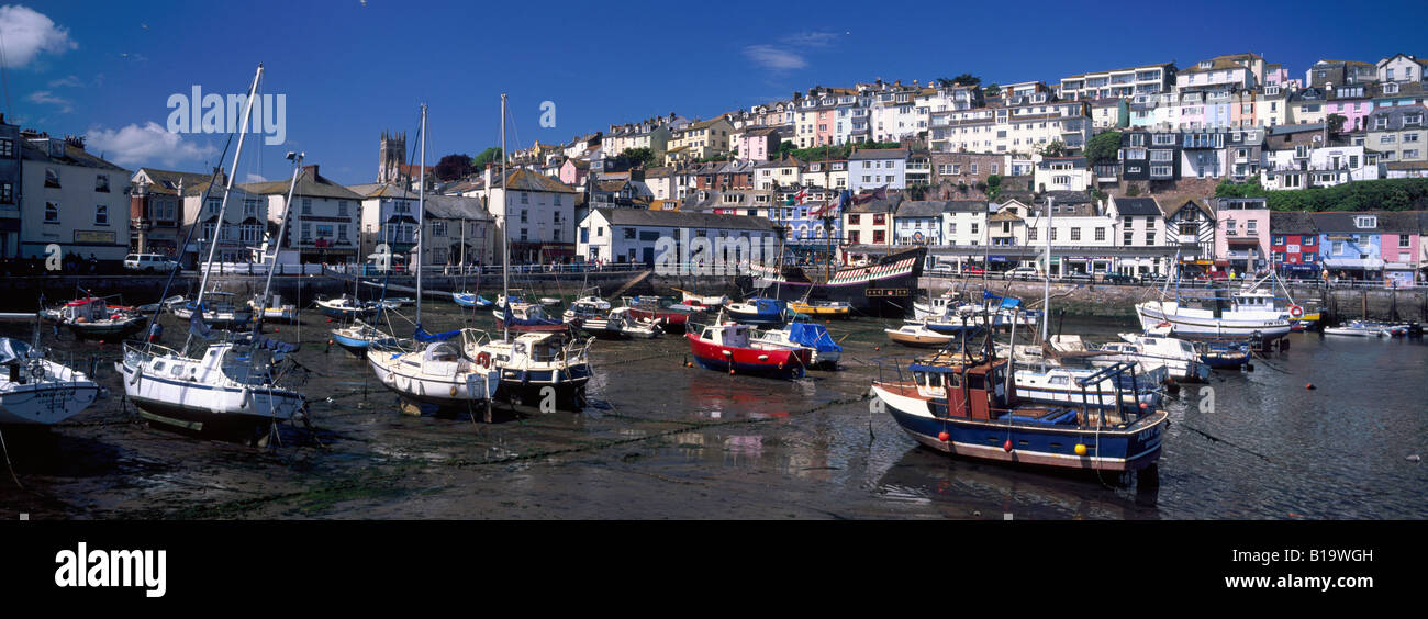 Brixham devon harbour fishing boats boats hi-res stock photography and ...