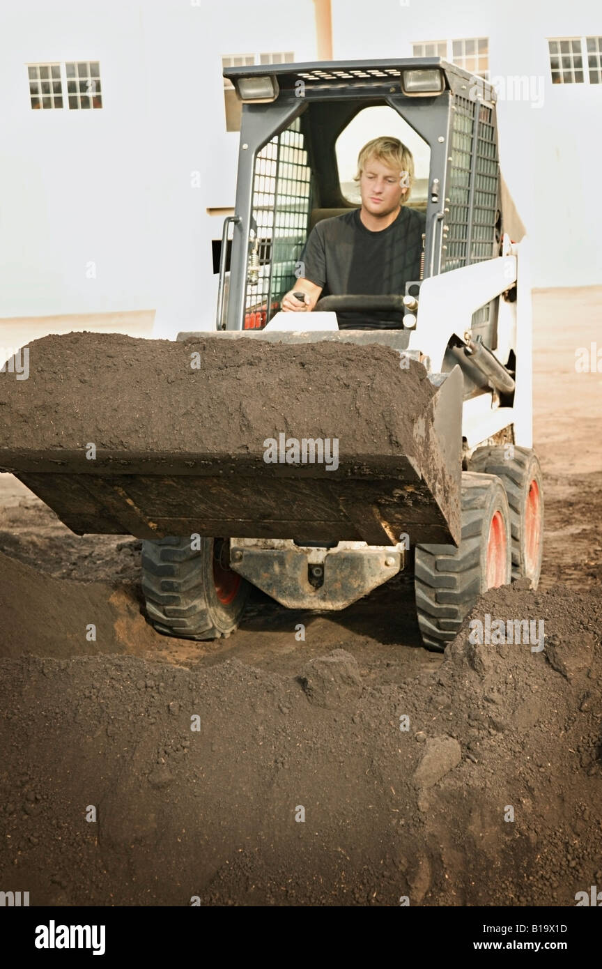 Digger operator hi-res stock photography and images - Alamy
