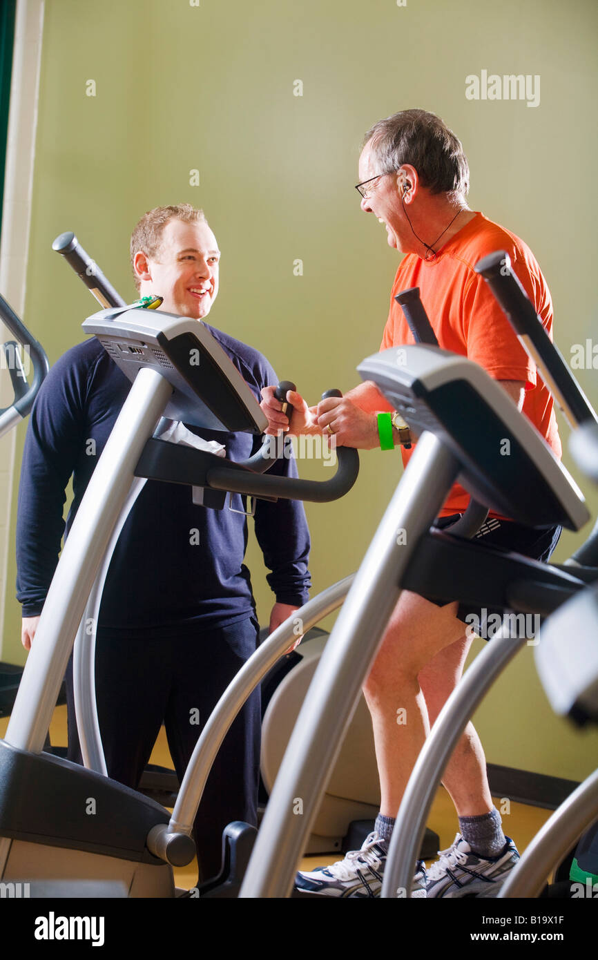 Men at the gym Stock Photo - Alamy