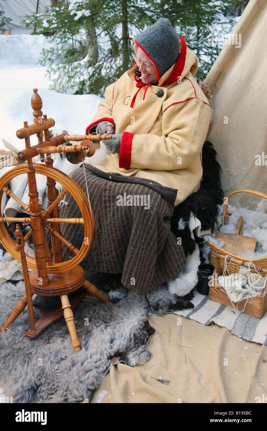 Spinning Wool By Hand