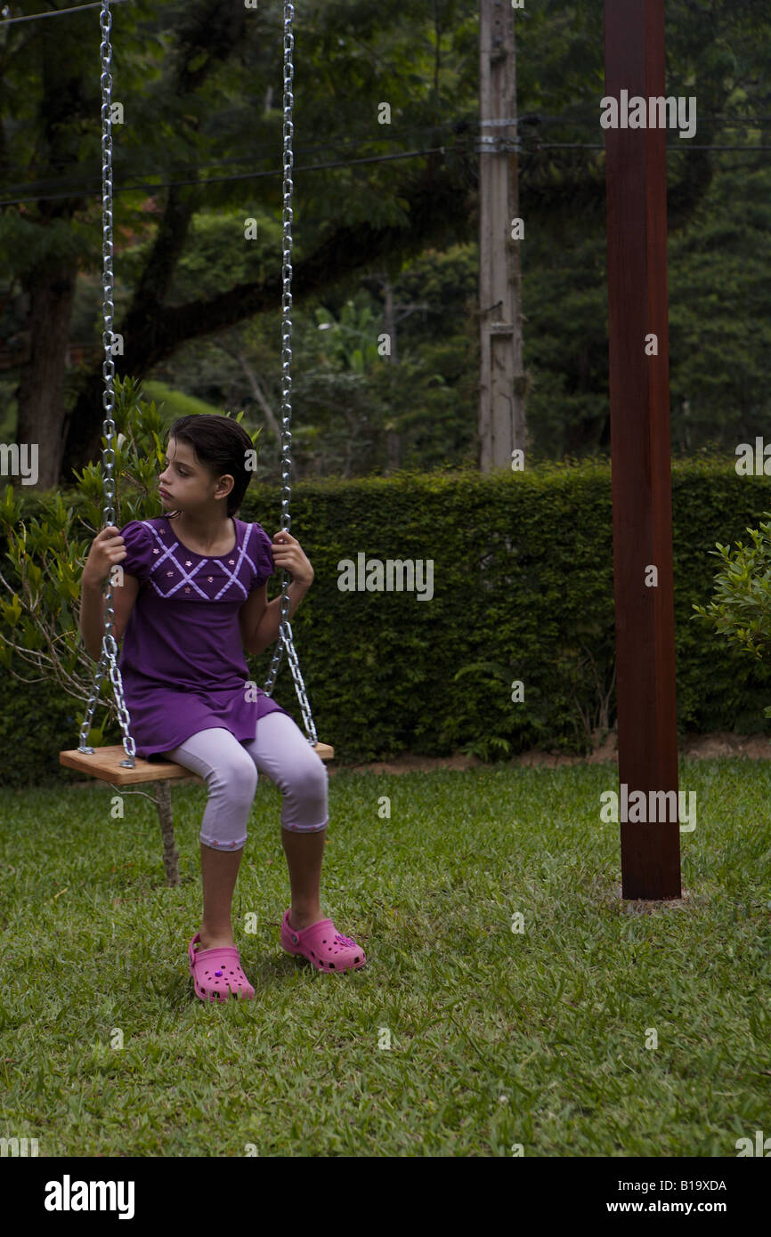 girl on the swing Stock Photo - Alamy