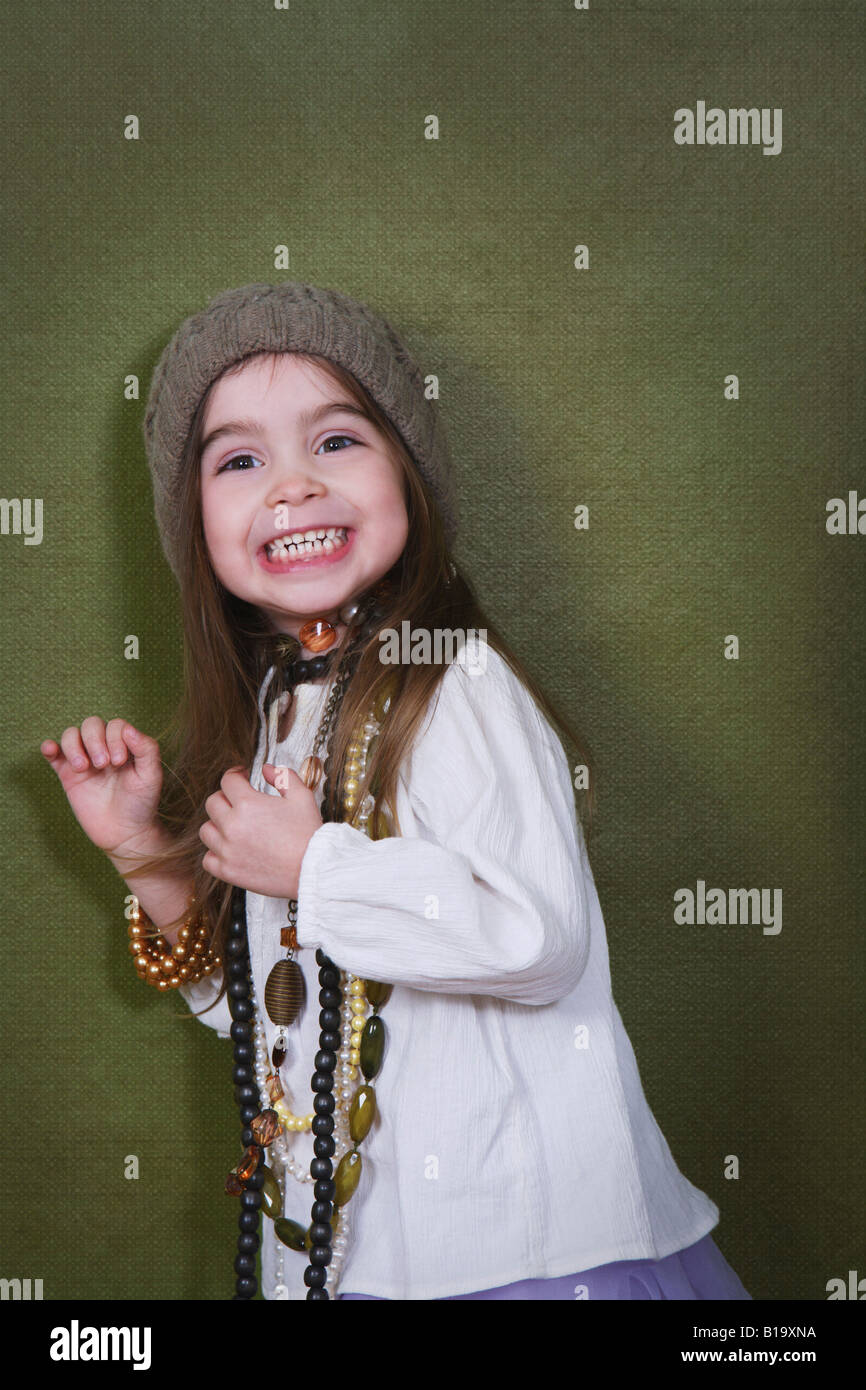 Little girl smiling Stock Photo - Alamy