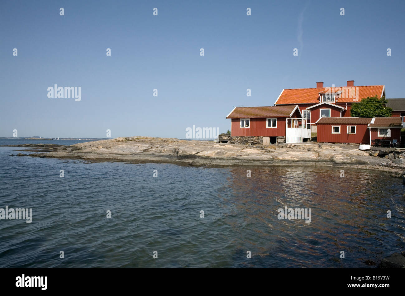 Image from Apelviken a cove and village at Rörö island on Swedish West ...