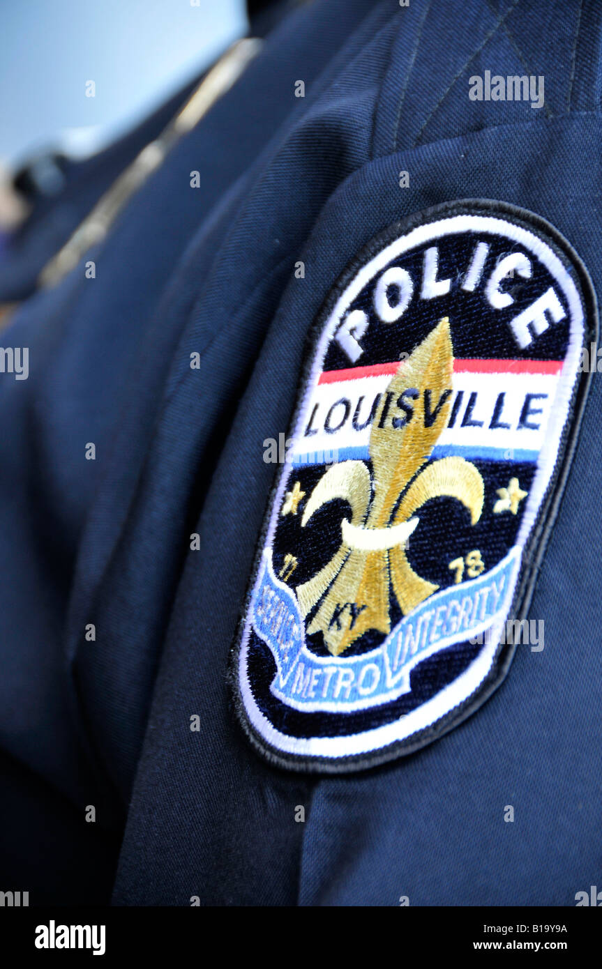 Police uniform arm patch hi-res stock photography and images - Alamy