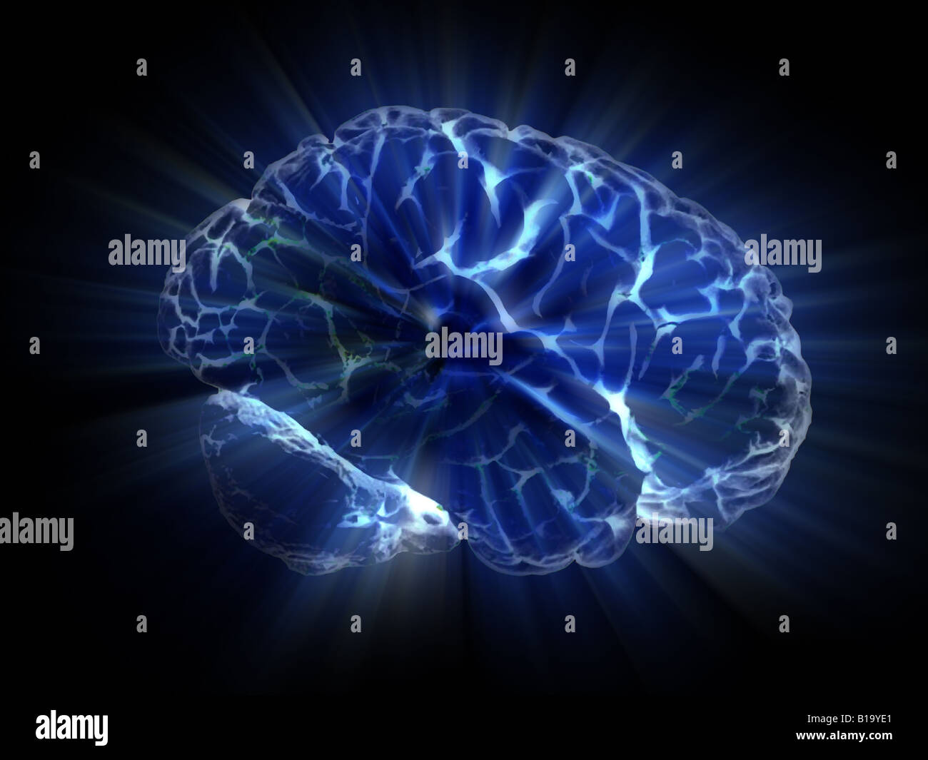 The Brain at Work Stock Photo - Alamy