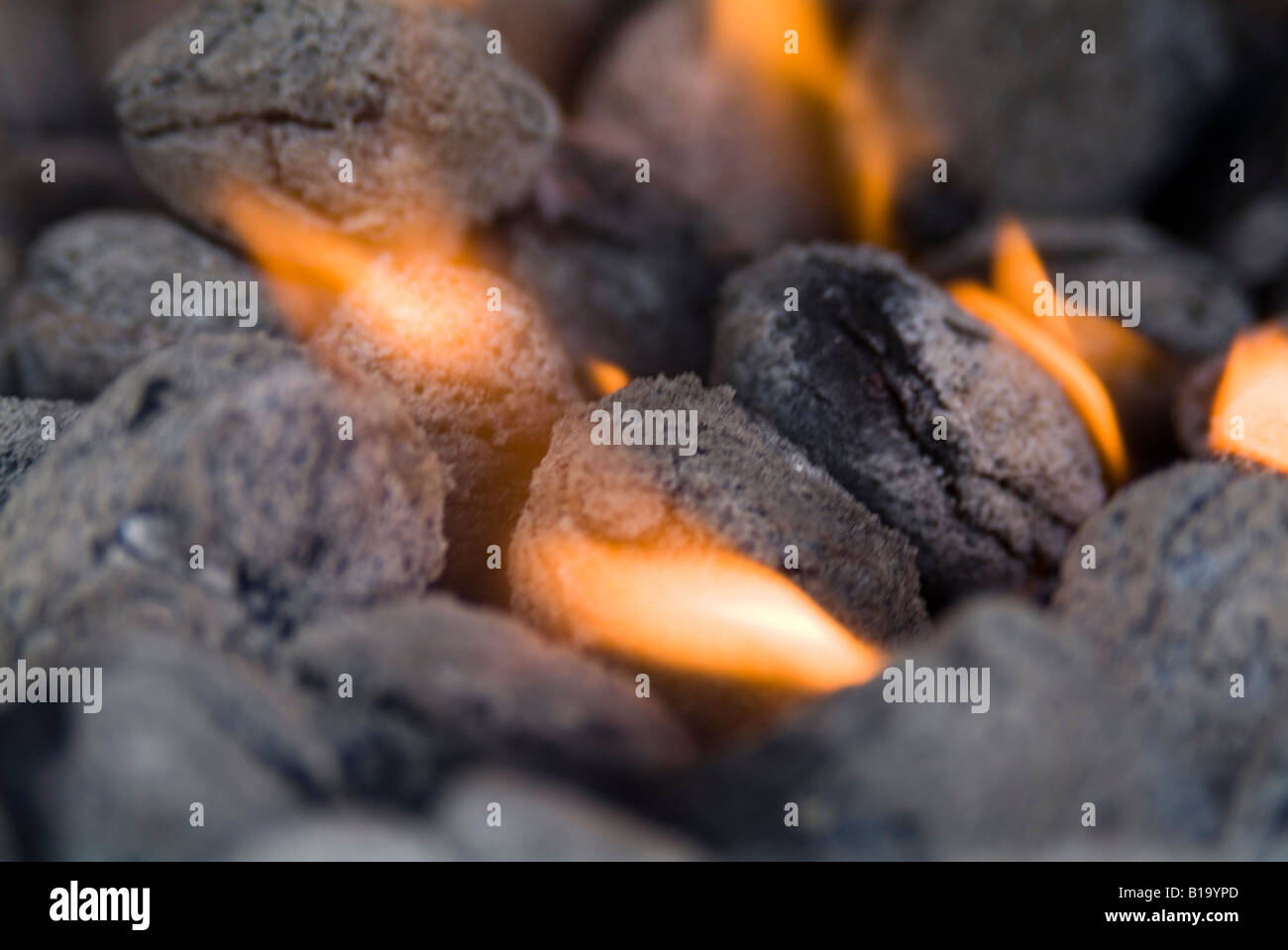 white hot coal charcoal ash carbon Stock Photo - Alamy