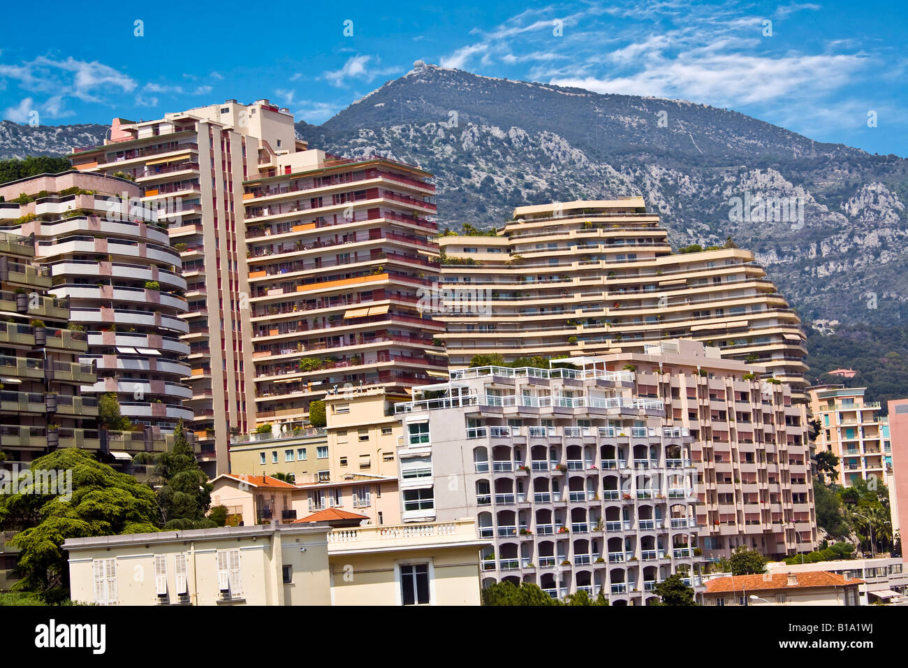 MONACO, MONTE CARLO. Urban scene of Monte Carlo in Monaco Stock Photo ...