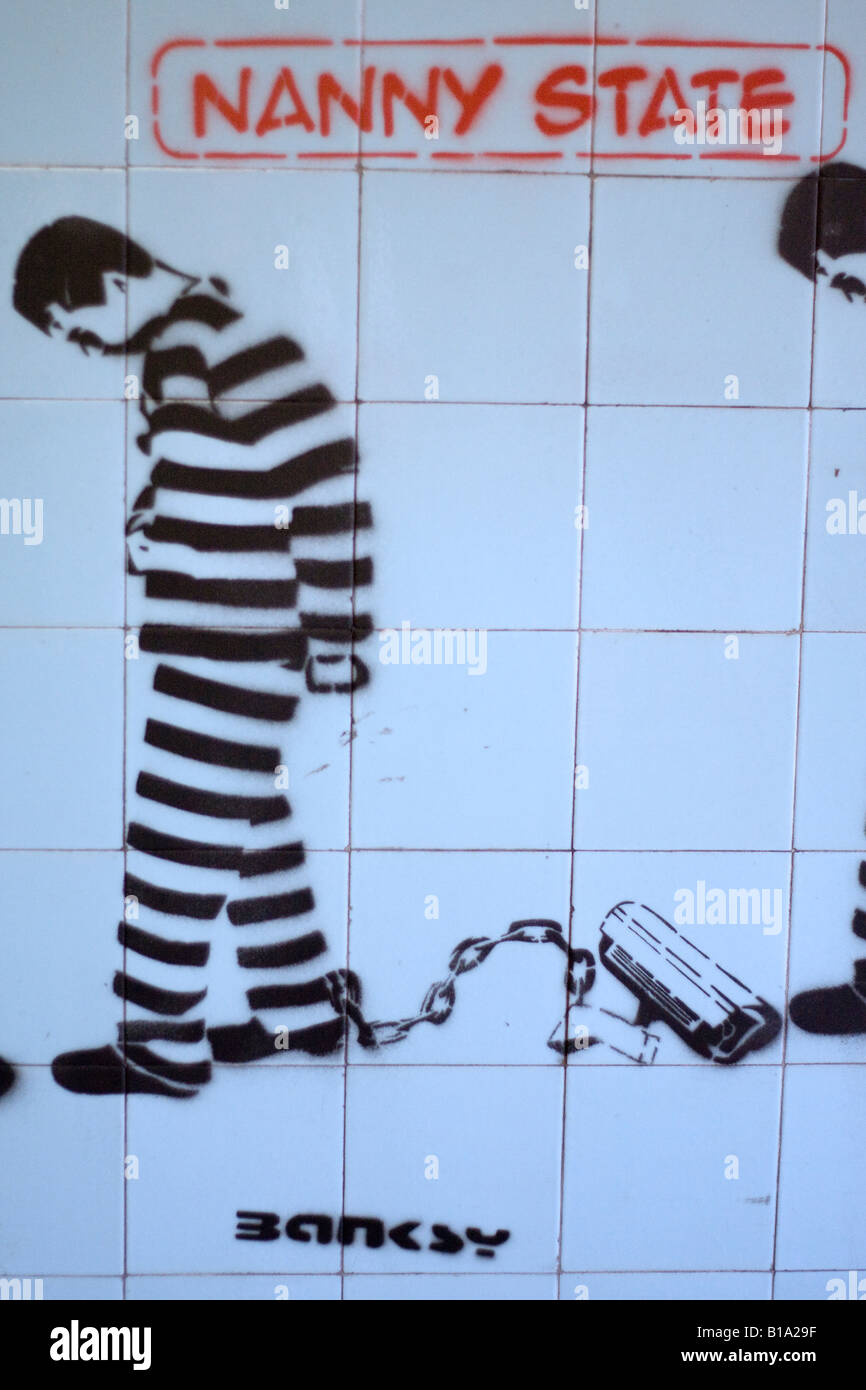 Corrupt Government Crew, a work by Graffiti artist Banksy - A4 ...
