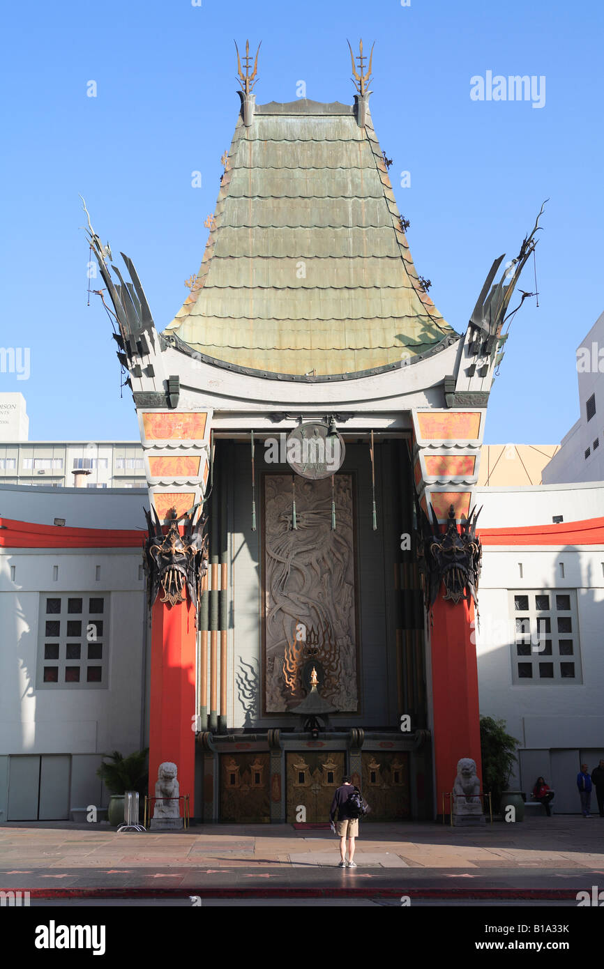 Graumans Chinese Mann movie Theater Hollywood Boulevard Los Angeles ...
