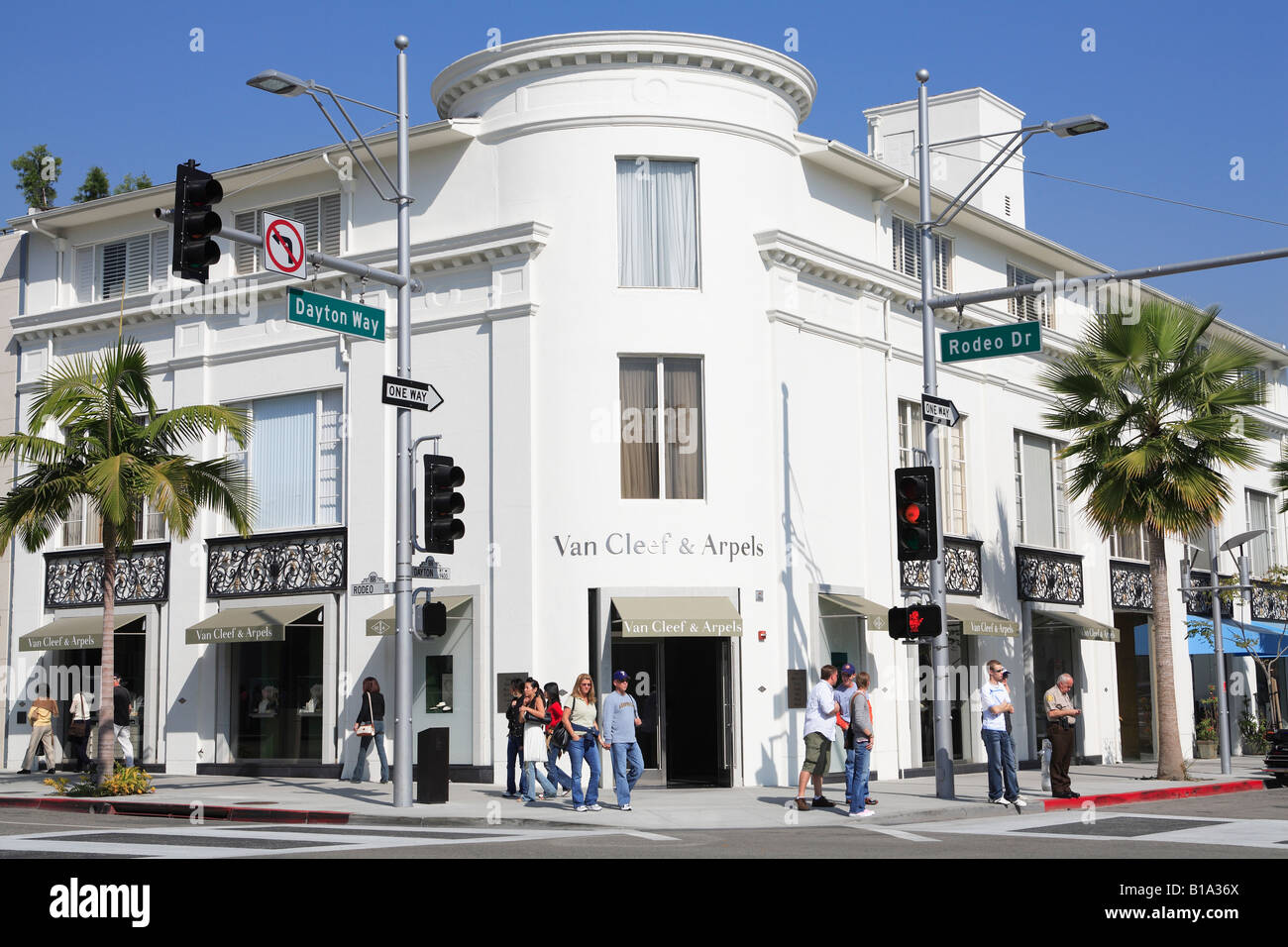 Rodeo Drive Beverly Hills Los Angeles California USA Stock Photo - Alamy