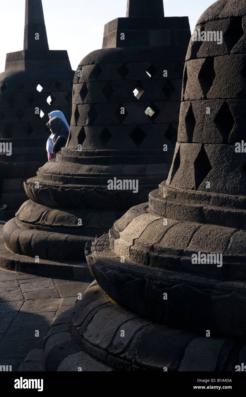 Indonesia Java Island Borobodur Buddhist Site Stock Photo - Alamy