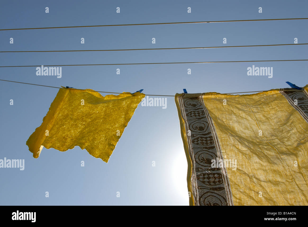DRYING IN THE SUN Stock Photo - Alamy
