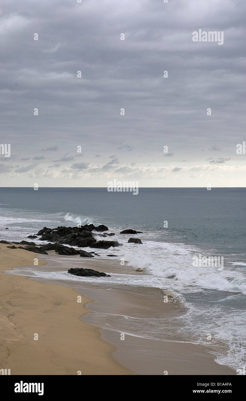 Pacific Coast shoreline and sky Los Cabos Mexico Stock Photo - Alamy