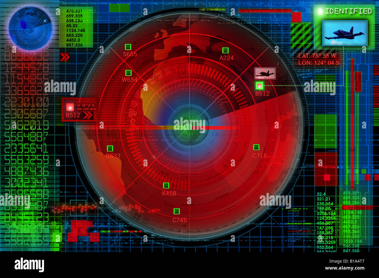 Radar map hi-res stock photography and images - Alamy