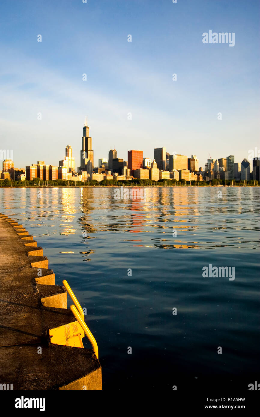 As the sun slowly rises on this spring morning, the famous skyline of ...