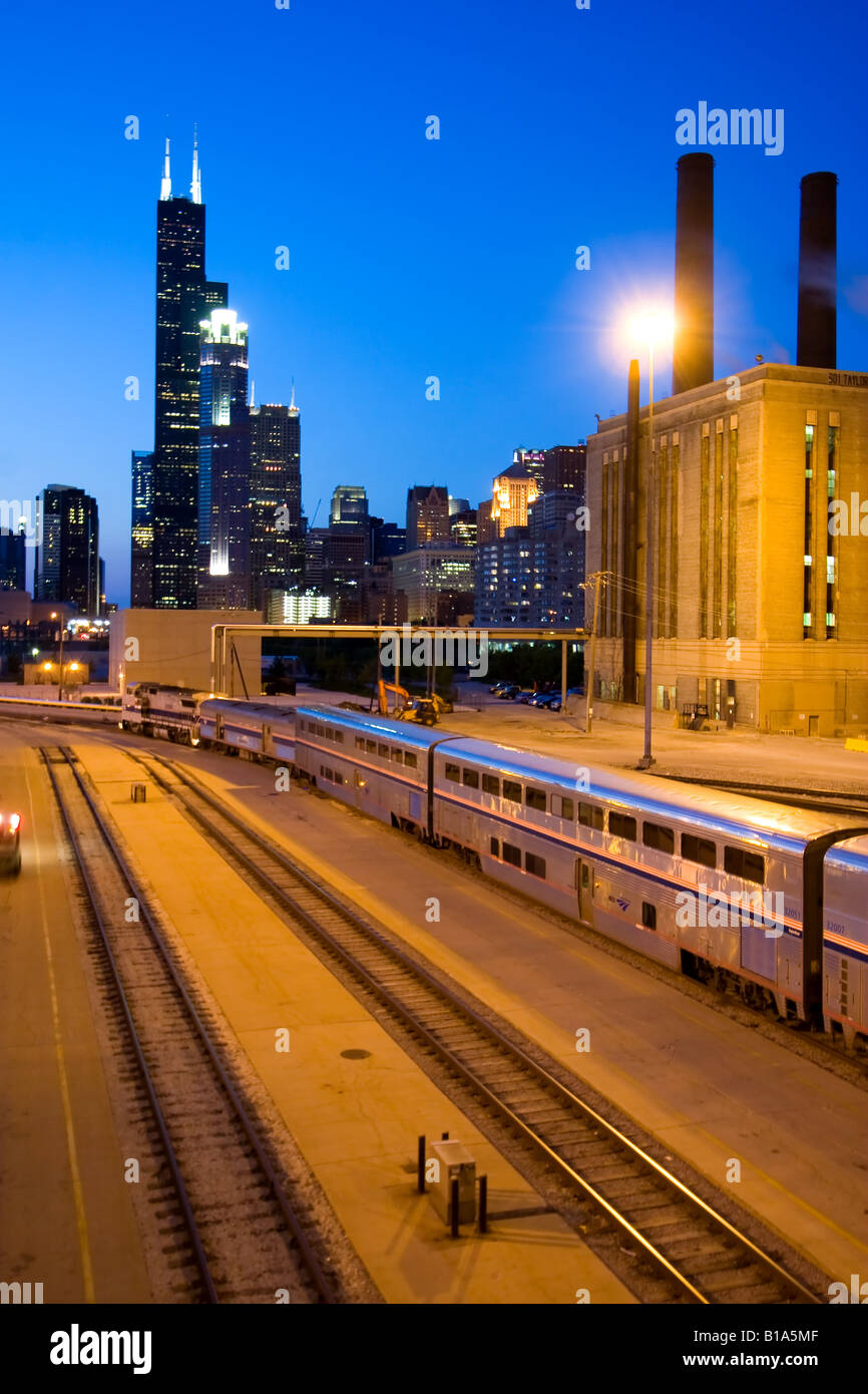 Chicago amtrak hi-res stock photography and images - Alamy