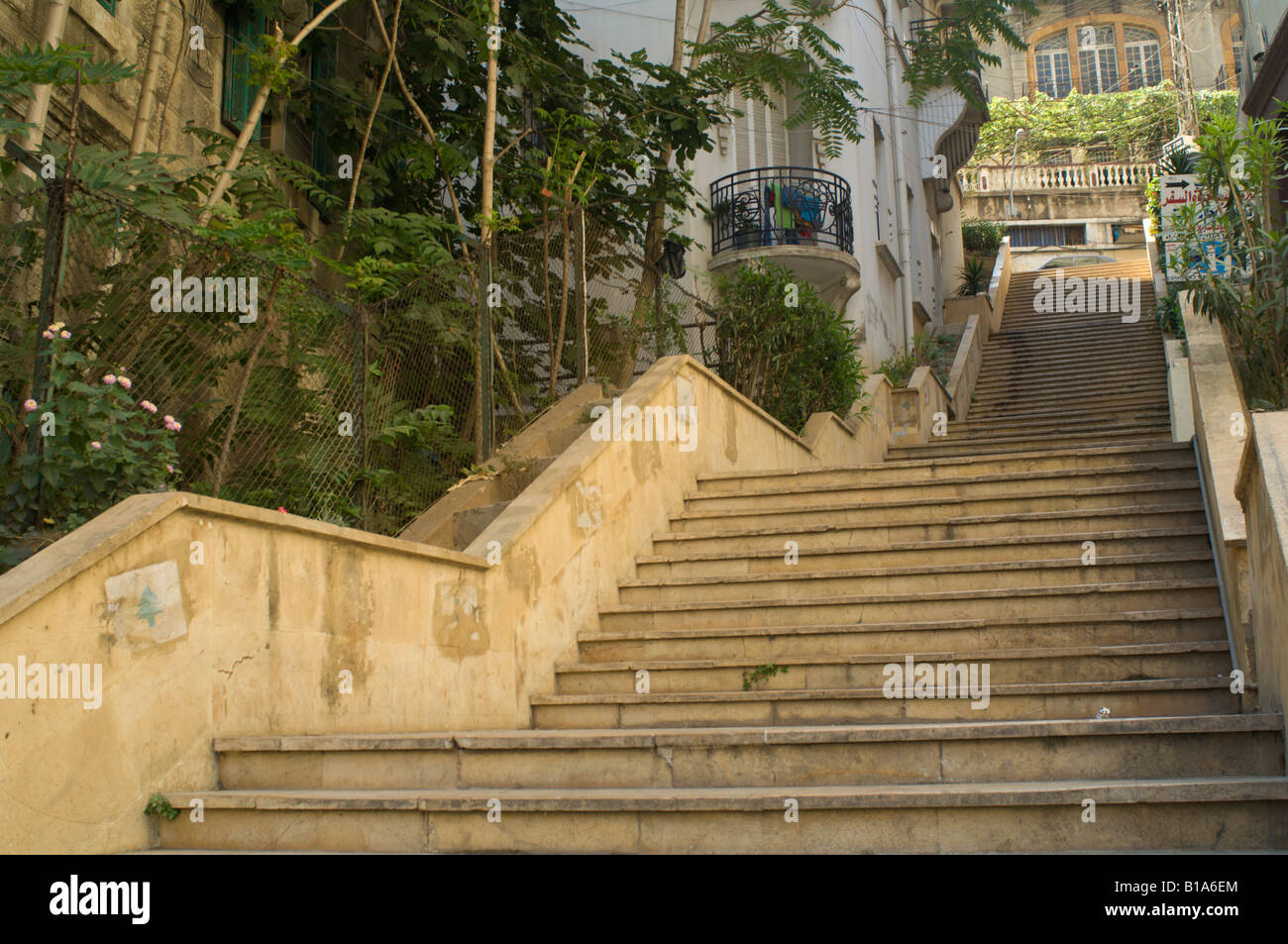 Beirut suburb of Achrafieh Stock Photo - Alamy