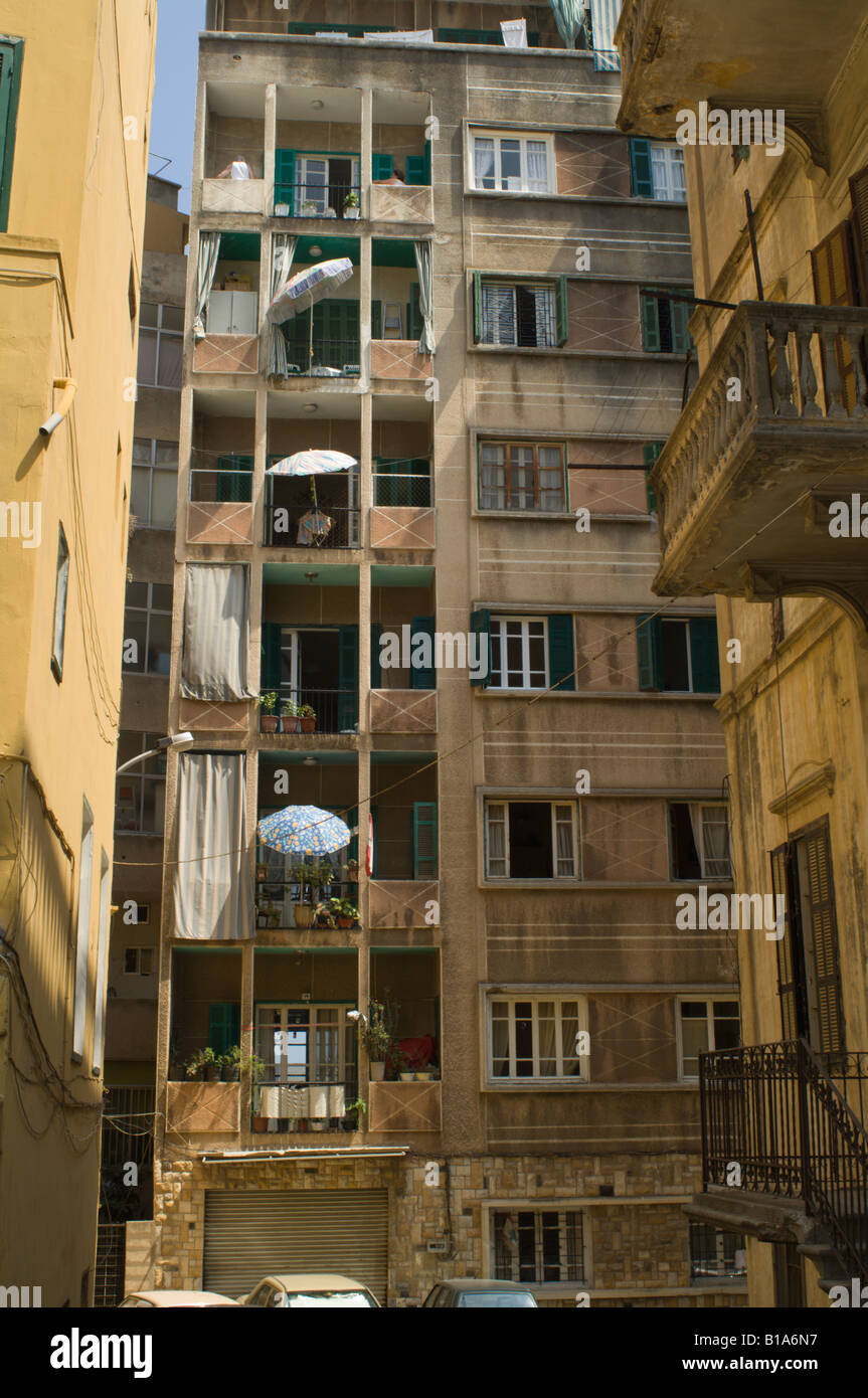 Beirut suburb of Achrafieh Stock Photo - Alamy