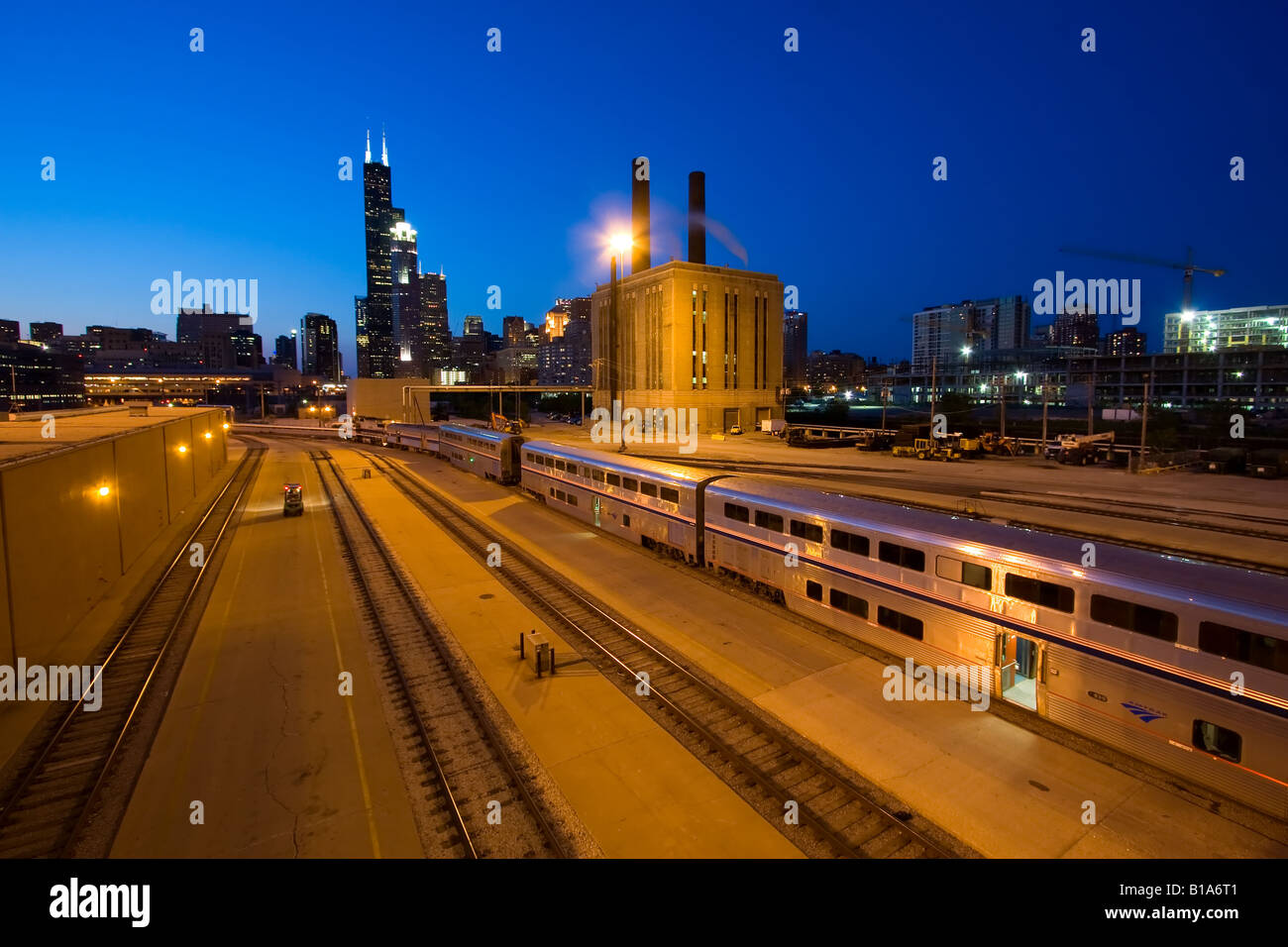 Chicago amtrak hi-res stock photography and images - Alamy