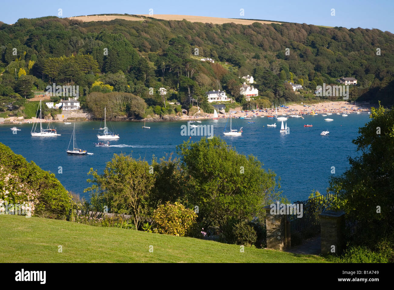 devon estuary salcombe Stock Photo - Alamy