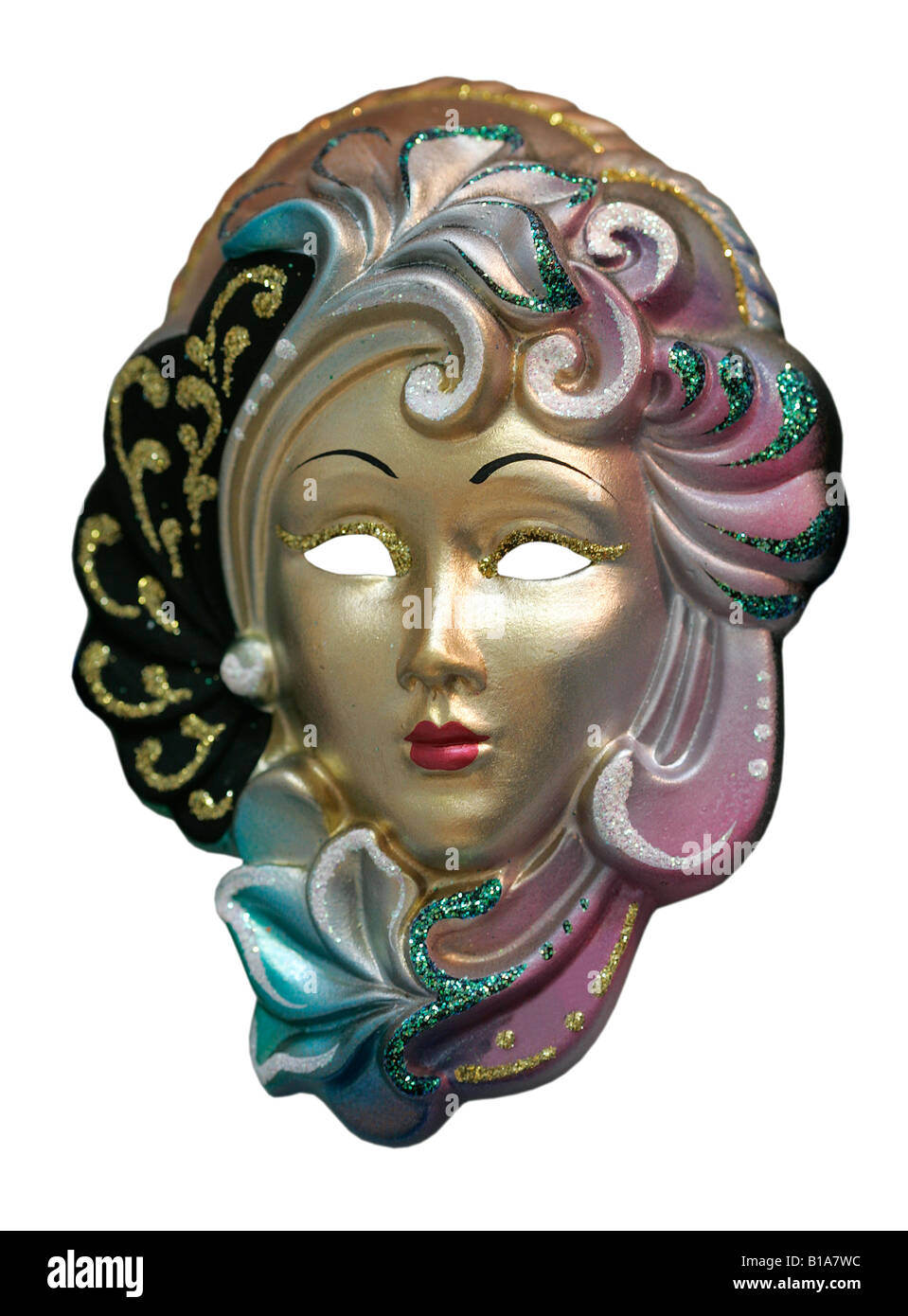 Italian mask Venetian festival carnival Italy masquerade disguise visor ...