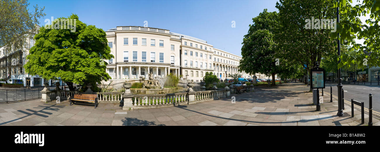 A panoramic view of the Neptune Fountain and the Municipal Offices in ...