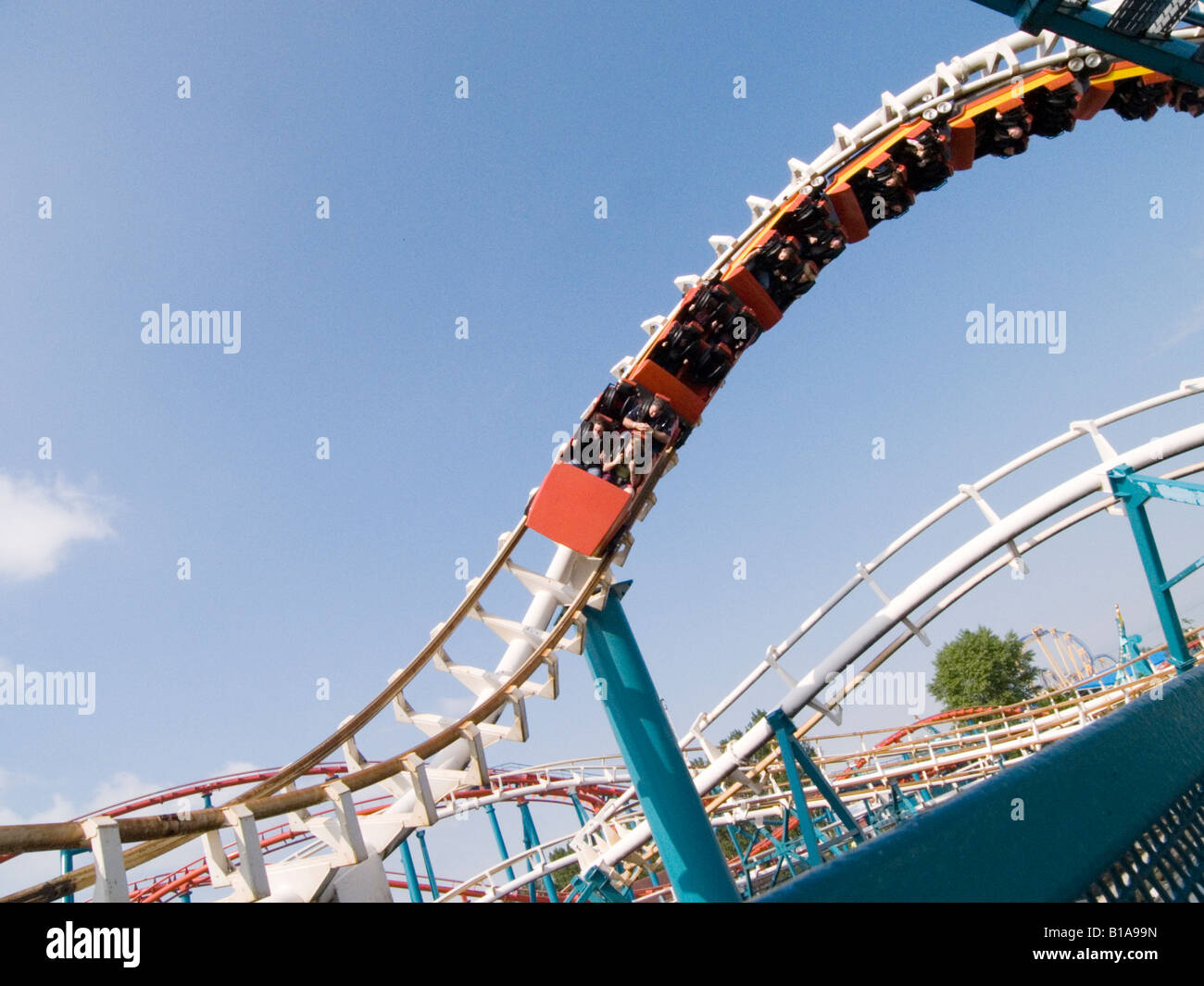 rollercoaster roller coaster ride funfair fun fair amusment park riding ...