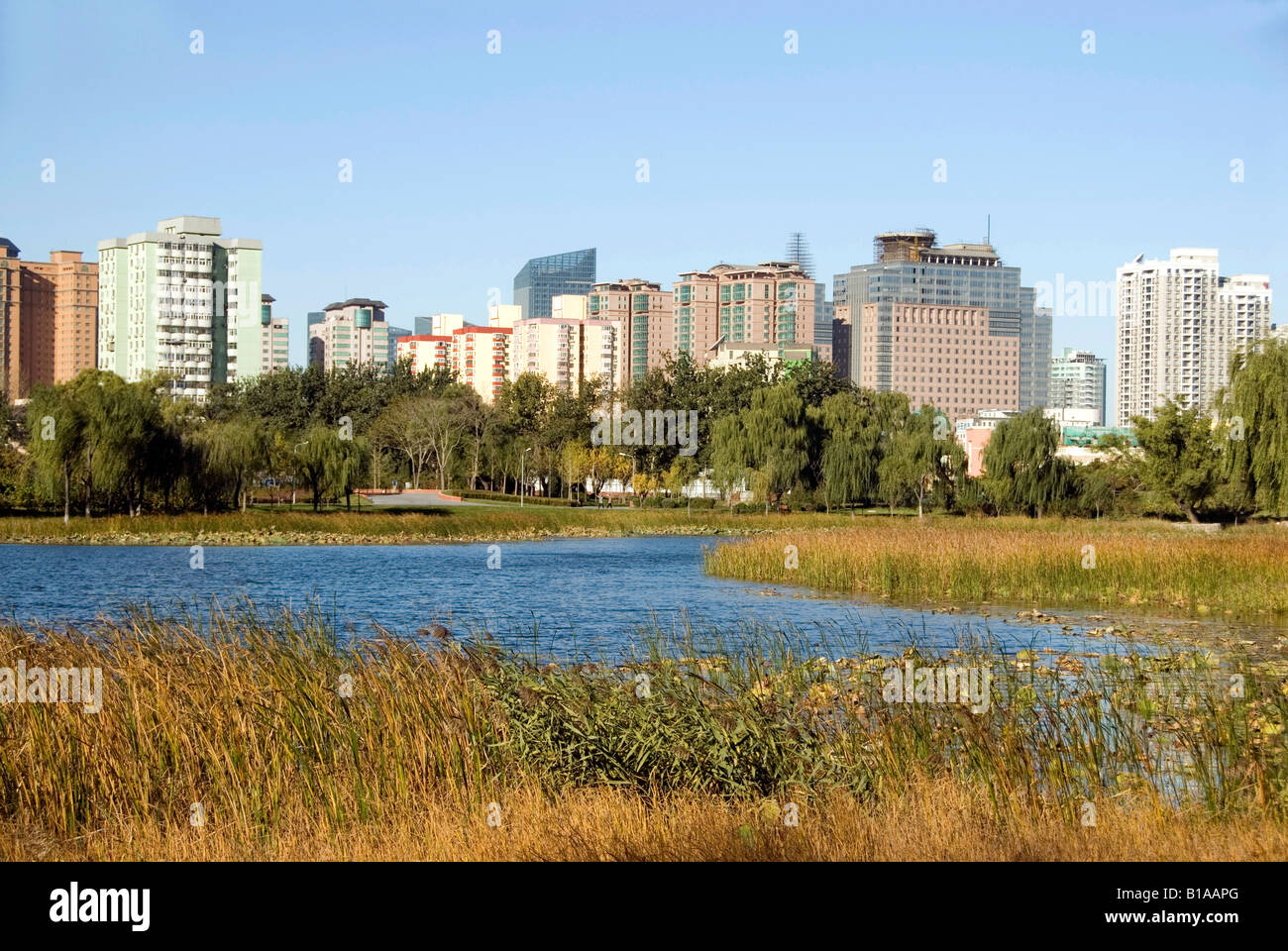 Buildings around the park hi-res stock photography and images - Alamy
