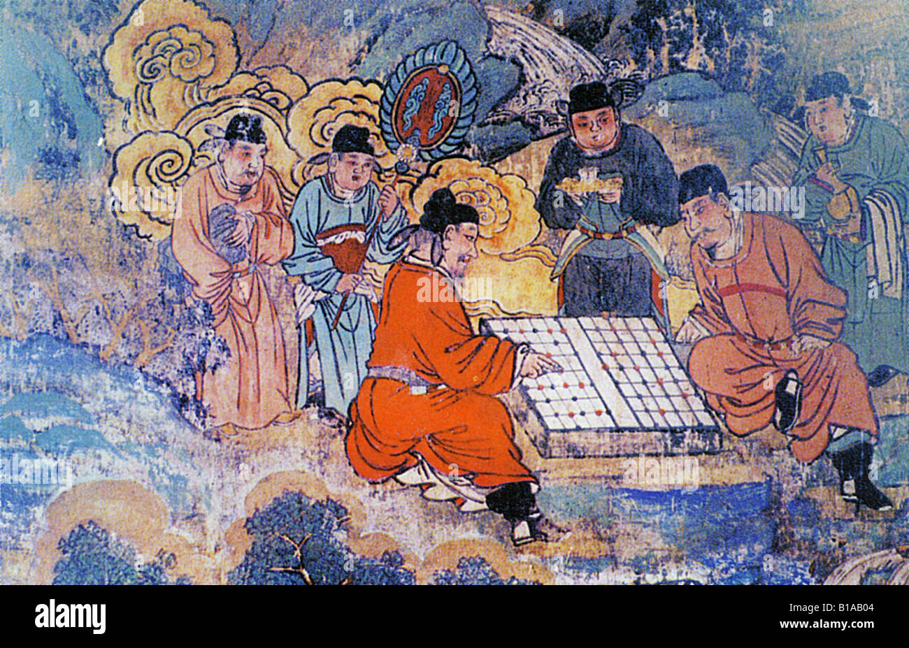 Ancient chess painting hi-res stock photography and images - Alamy