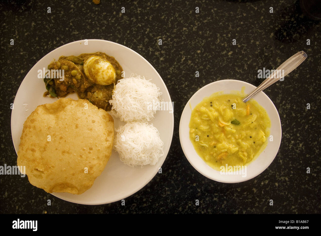 Breakfast in Ernakulam near Kochi in Kerala, India Stock Photo - Alamy