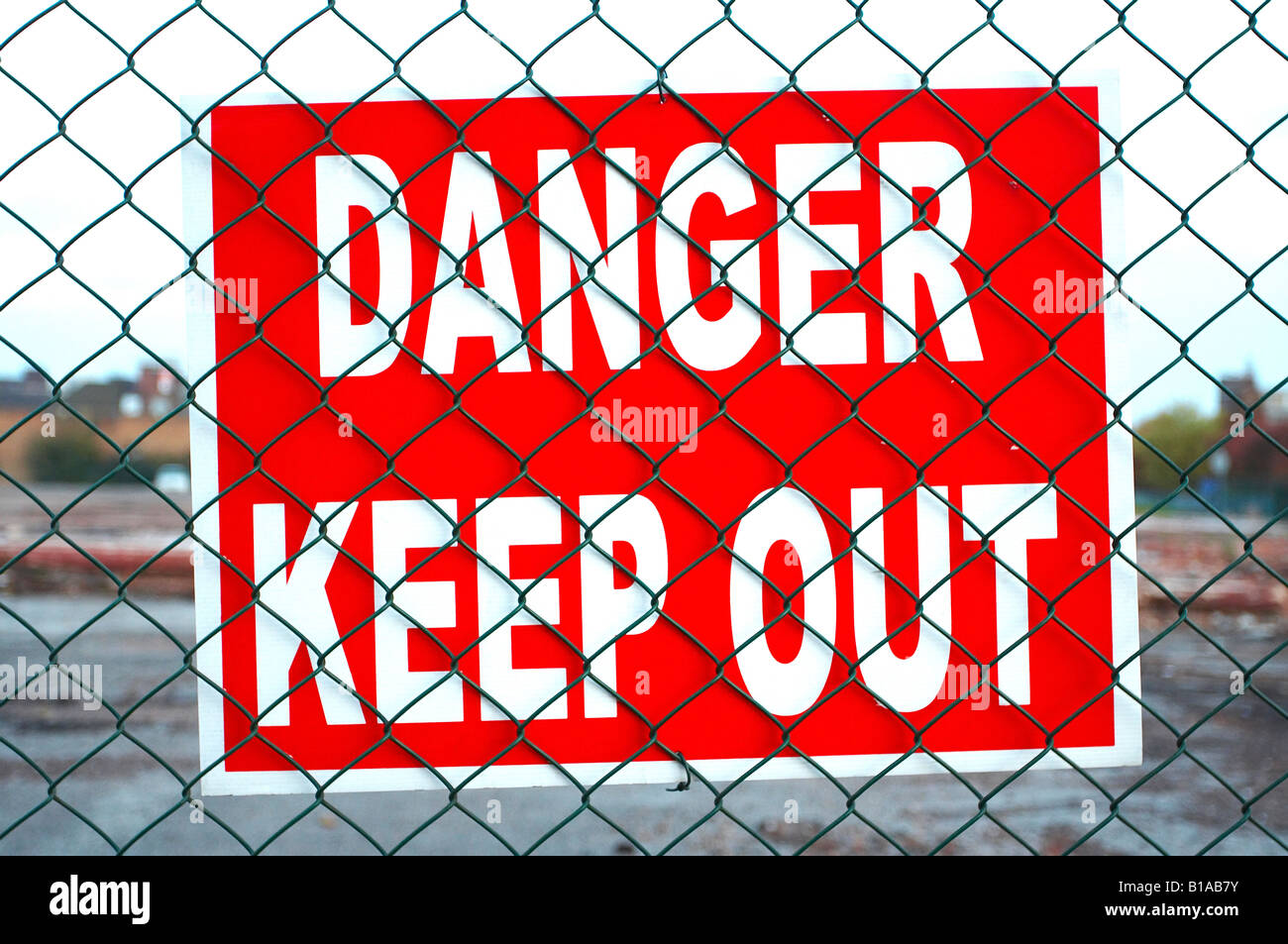 Danger Keep Out sign Stock Photo - Alamy
