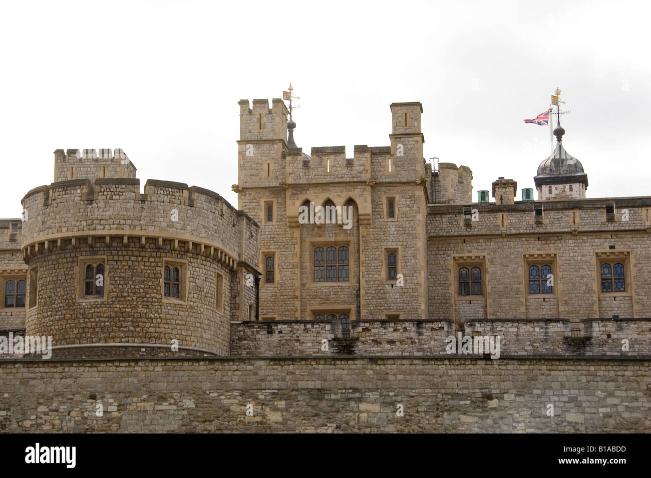 A detail from the Tower of London. The Tower of London is home to the ...