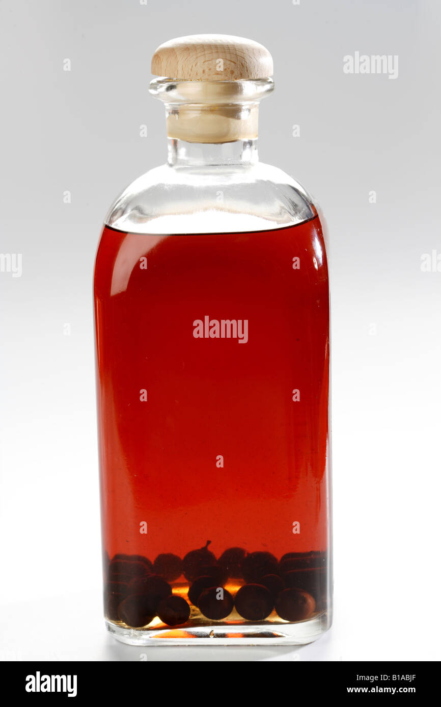 Bottle of patxaran (vertical Stock Photo - Alamy