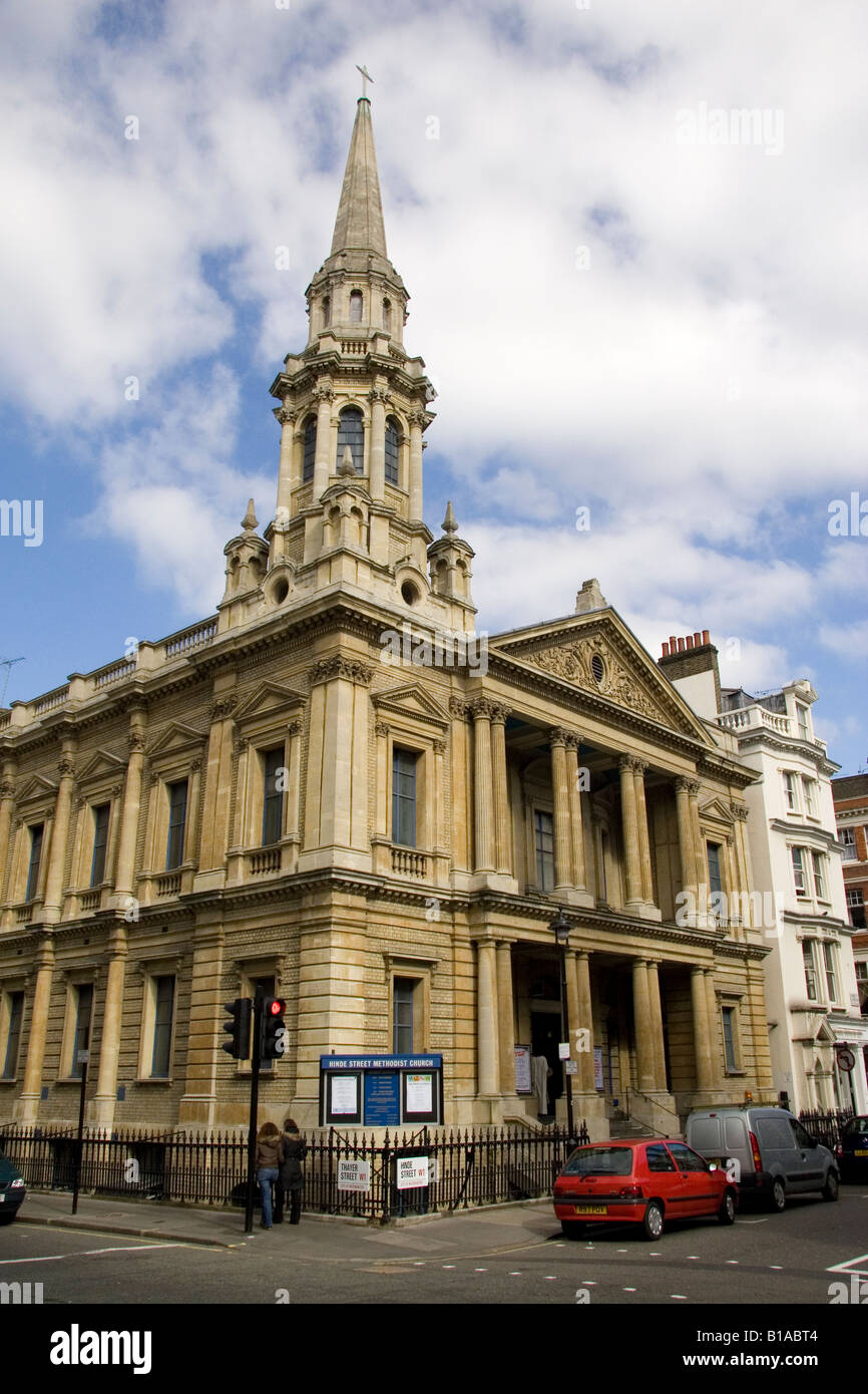 Hinde Street Methodist Church in London Stock Photo - Alamy