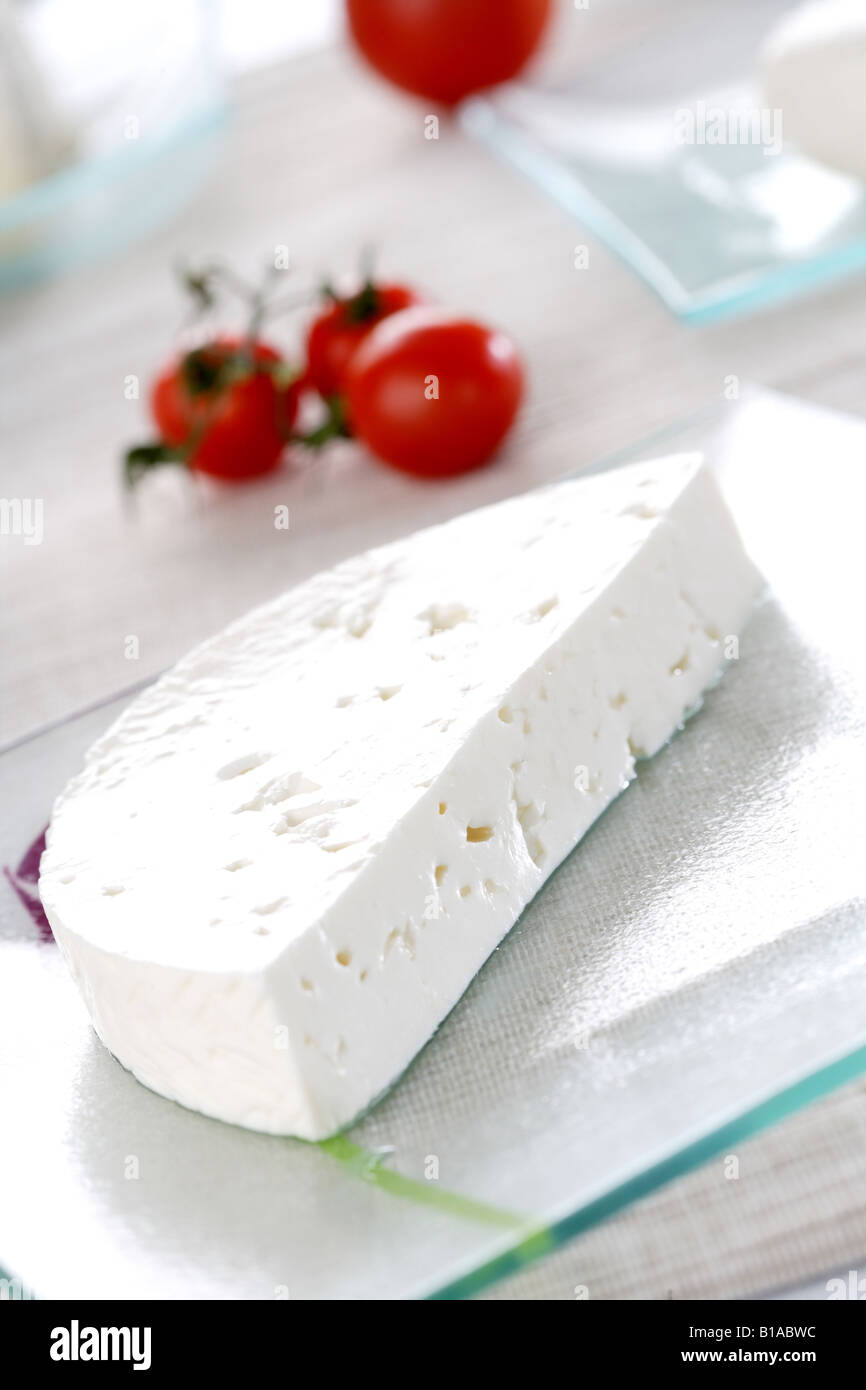 Fresh cheese (vertical Stock Photo - Alamy