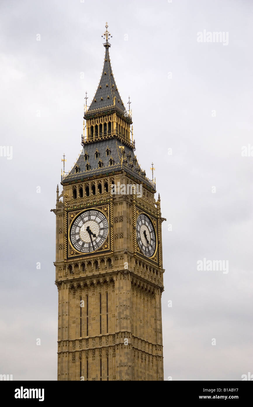 The clocktower of the Palace of Westminster, popularly known as Big Ben ...
