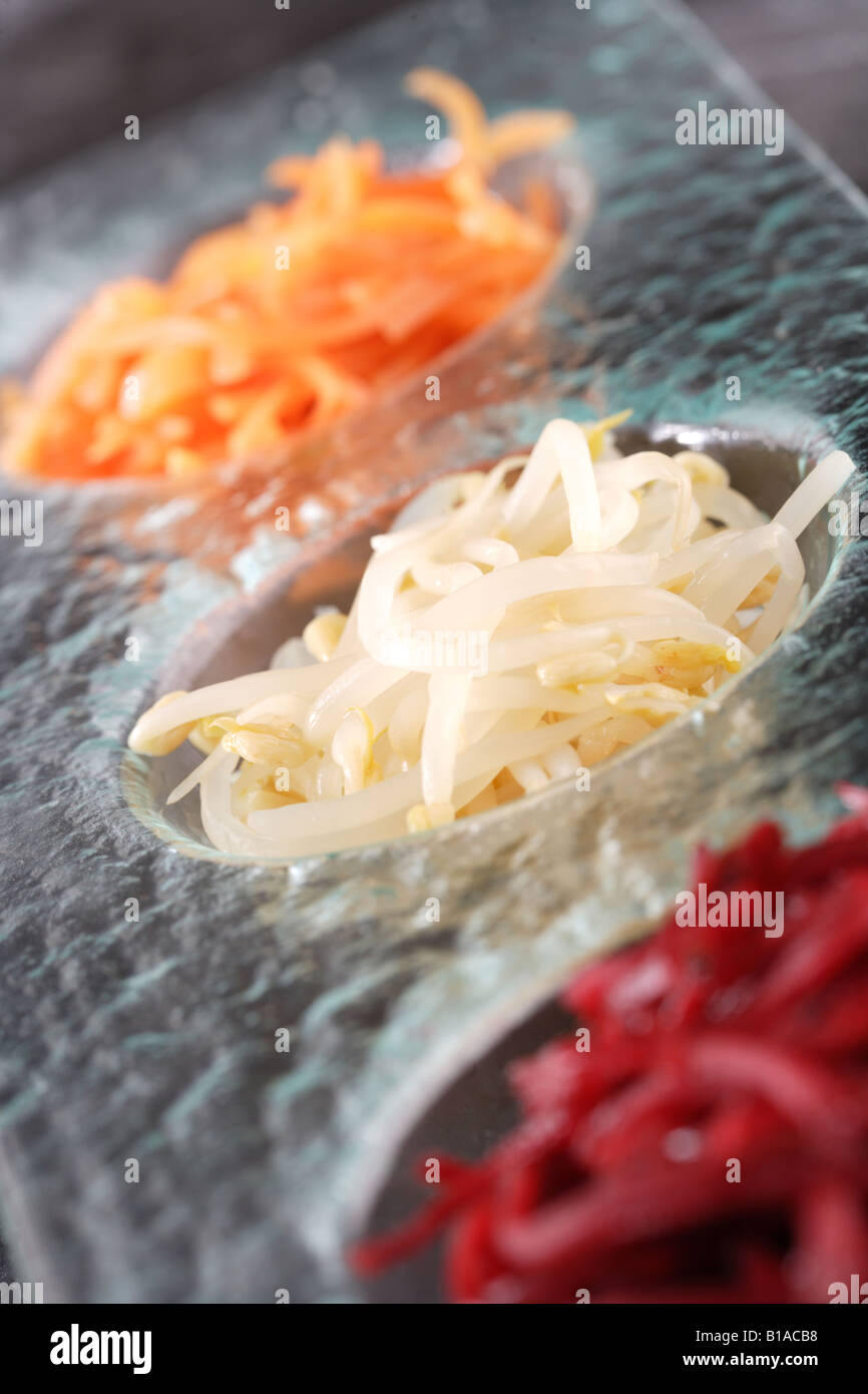 Close-up of soya sprouts (vertical Stock Photo - Alamy