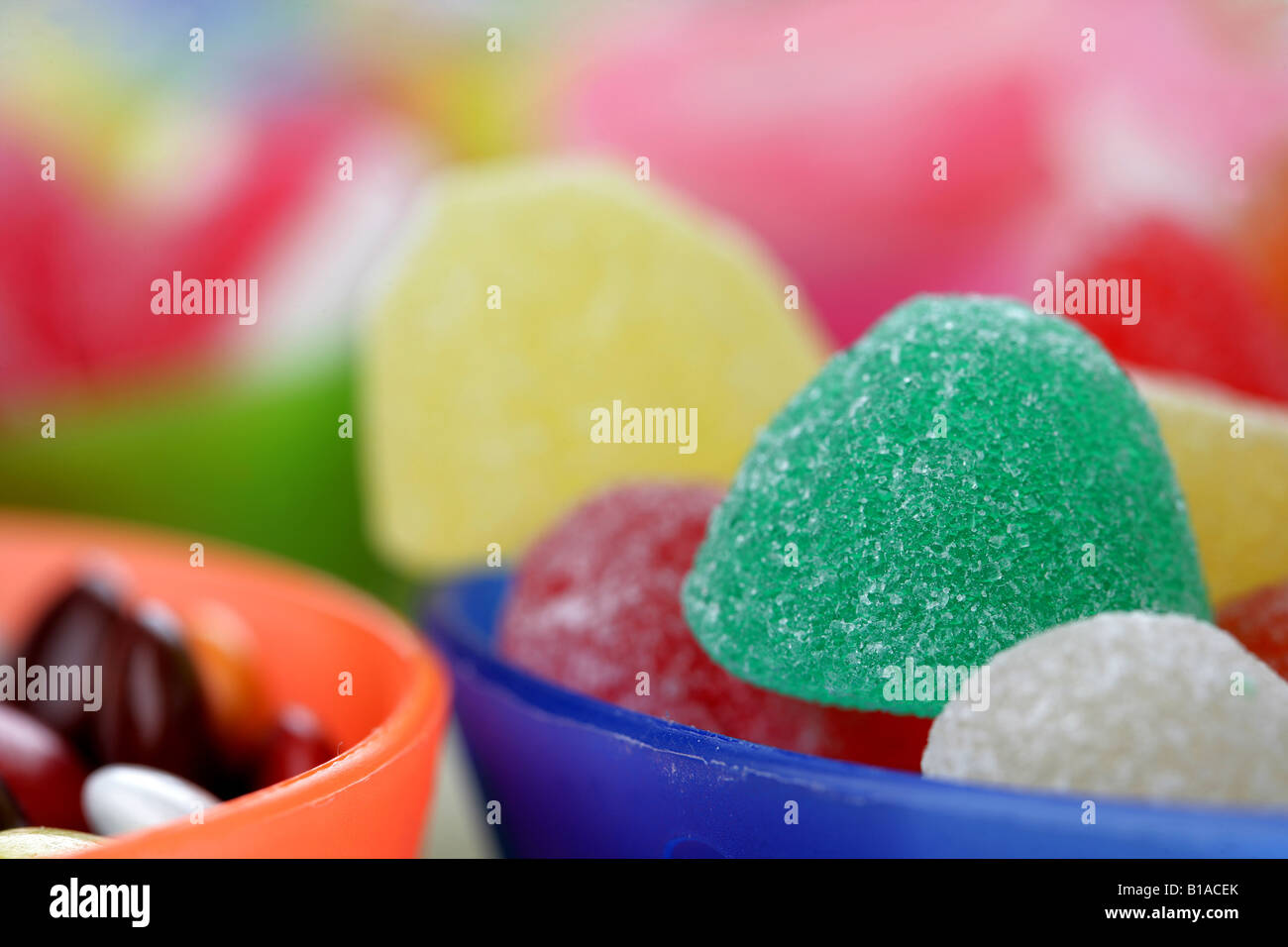 Close-up of sugar gummies Stock Photo - Alamy