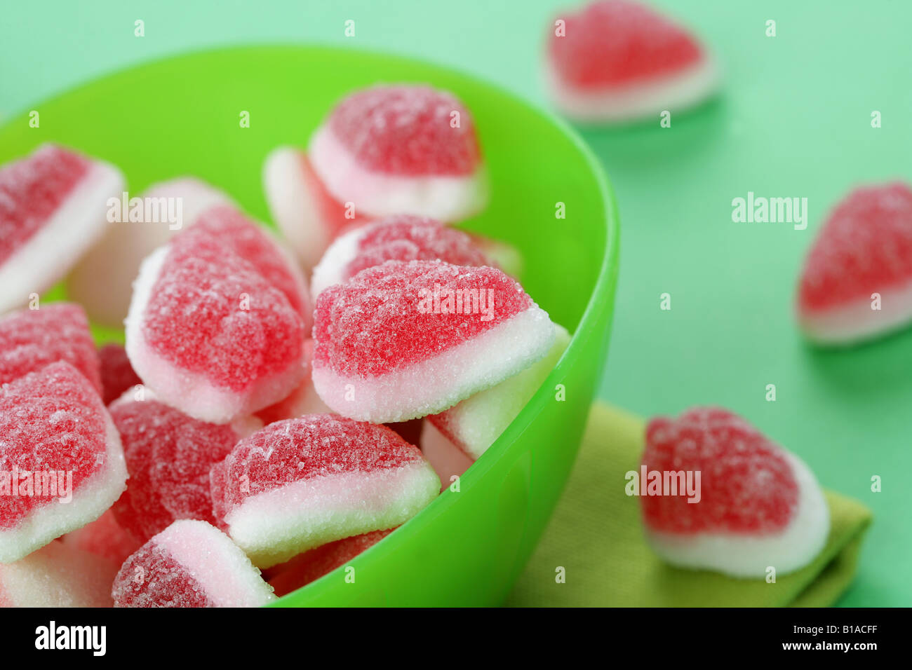 Close-up of sugar gummies Stock Photo - Alamy