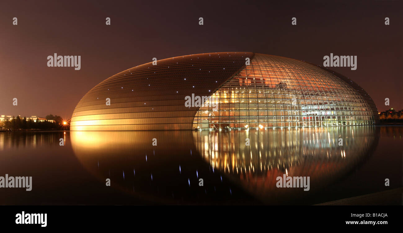 National Grand Theater,Beijing,China,night Stock Photo - Alamy