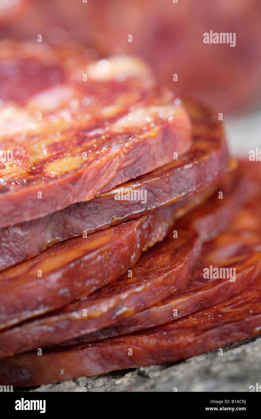 Close-up of summer Iberian morcon (vertical Stock Photo - Alamy