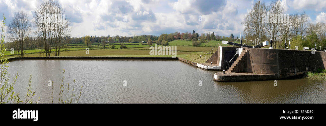 Knowle locks on the grand union canal warwickshire midlands england uk ...