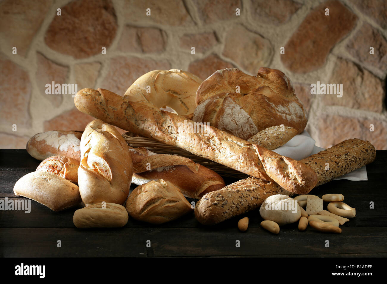 Still life of bread Stock Photo - Alamy