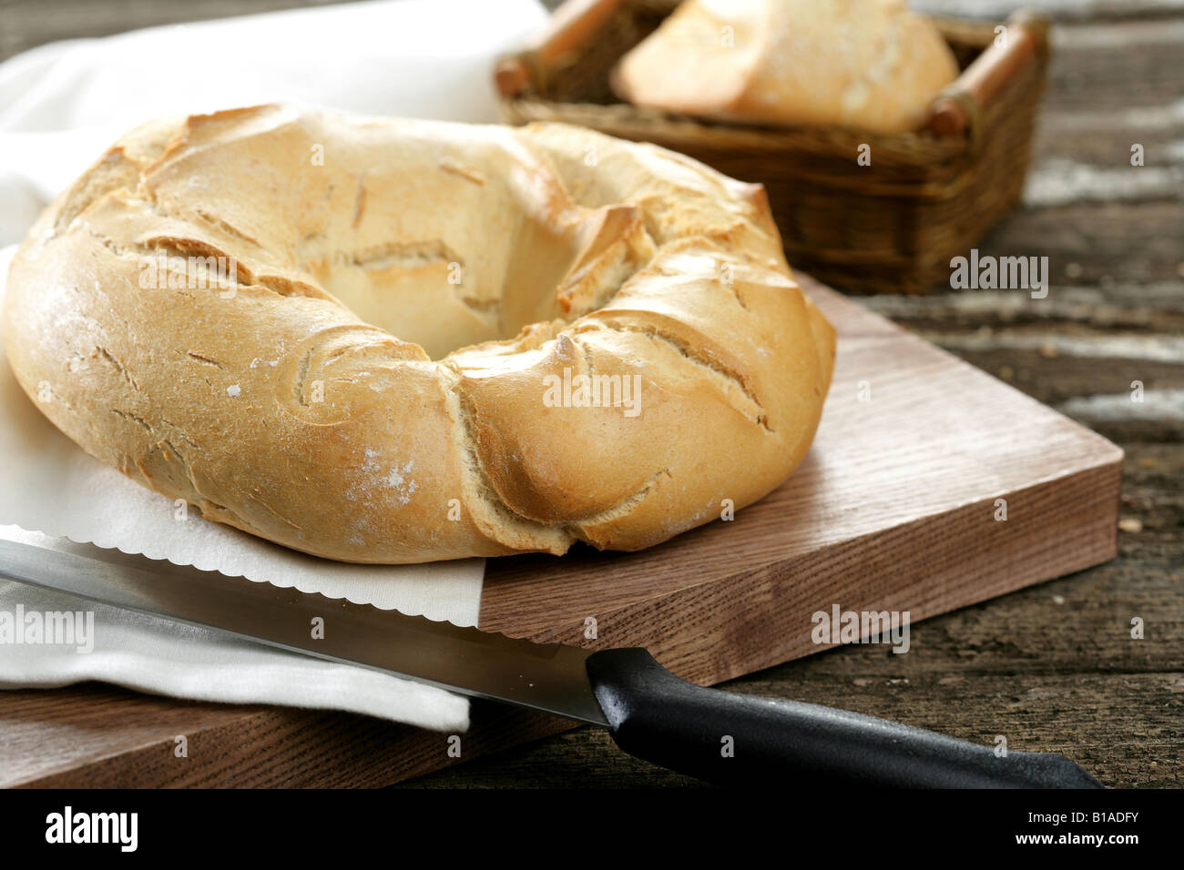 Round bread (rosca Stock Photo - Alamy