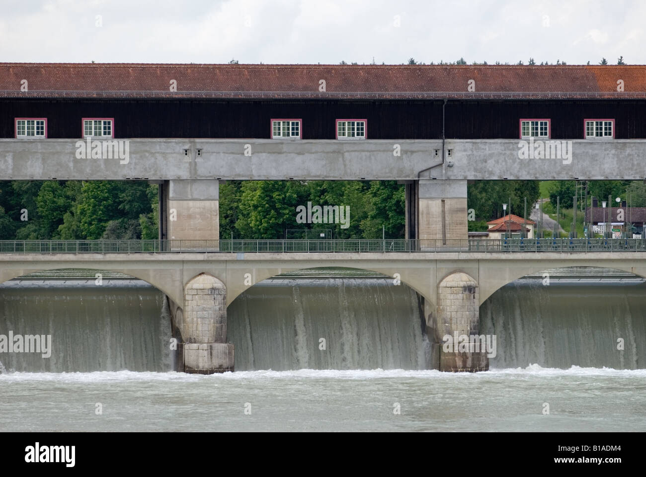 Jettenbach 2 Hydroelectric power station operated by E.ON on the river ...