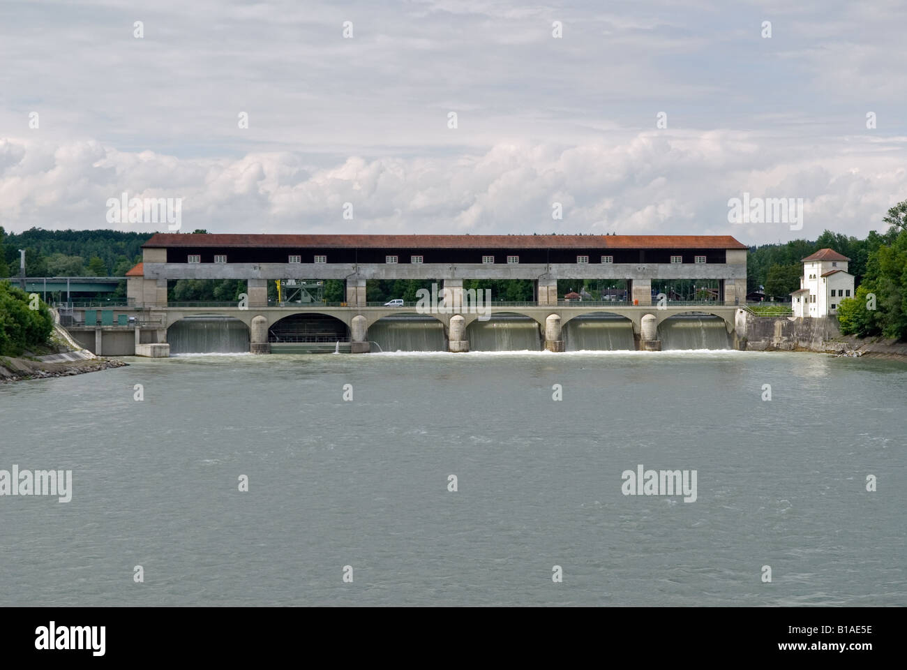 Jettenbach 2 Hydroelectric power station operated by E.ON on the river ...
